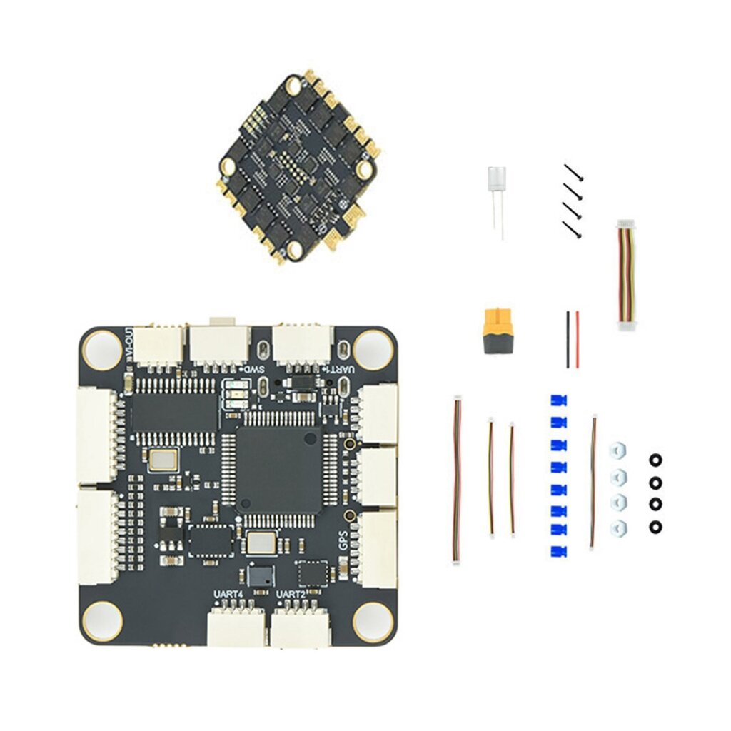 Усовершенствованный контроллер полета F405 для беспилотных летательных аппаратов с процессором STM32F405, поддержкой нескольких датчиков и конструкцией стека 30x30