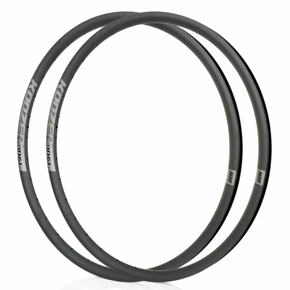 Обод велосипеда Koozer XR21 Advanced 4D Smart Drilling MTB 27.5" 29" дюймов, готовый для бескамерных шин, 28 32H, суперлегкий для ручной сборки колес-XR21 grey 29in 32H 2pcs