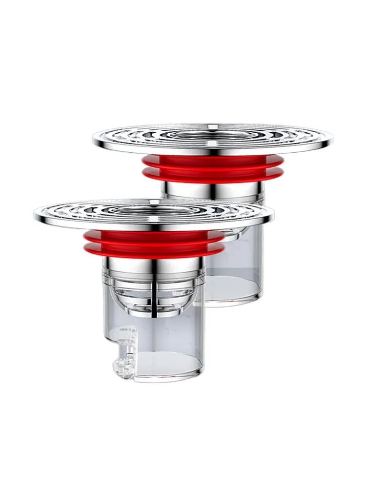 Эксклюзивный сухой затвор для канализации, 2 напольных сифона против запаха