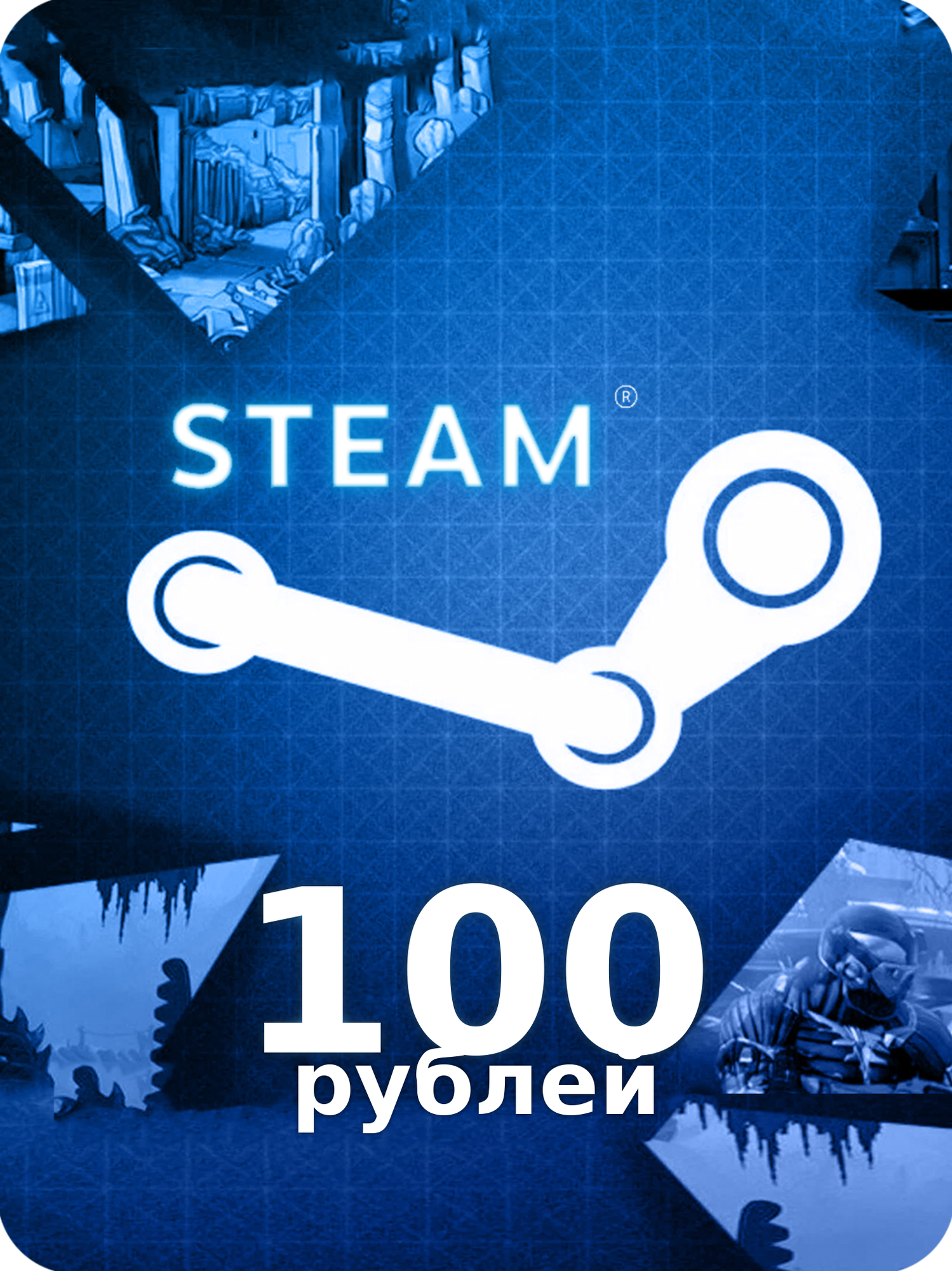 Пополнение Steam 100 рублей | Россия | Код погашения, пополнение баланса | Steam Gift Card RUB