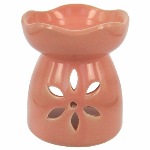 Аромалампа цветок N315-13 розовая (керамика, 8,5 см.), 1 шт.