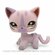 Фигурка кошка LPS, игрушка для девочек, коллекционная модель из ПВХ, 5 см
