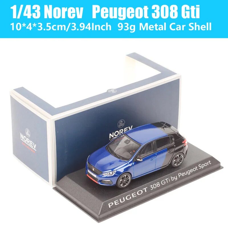 Norev 1/43 Peugeot 308 Gti Синий