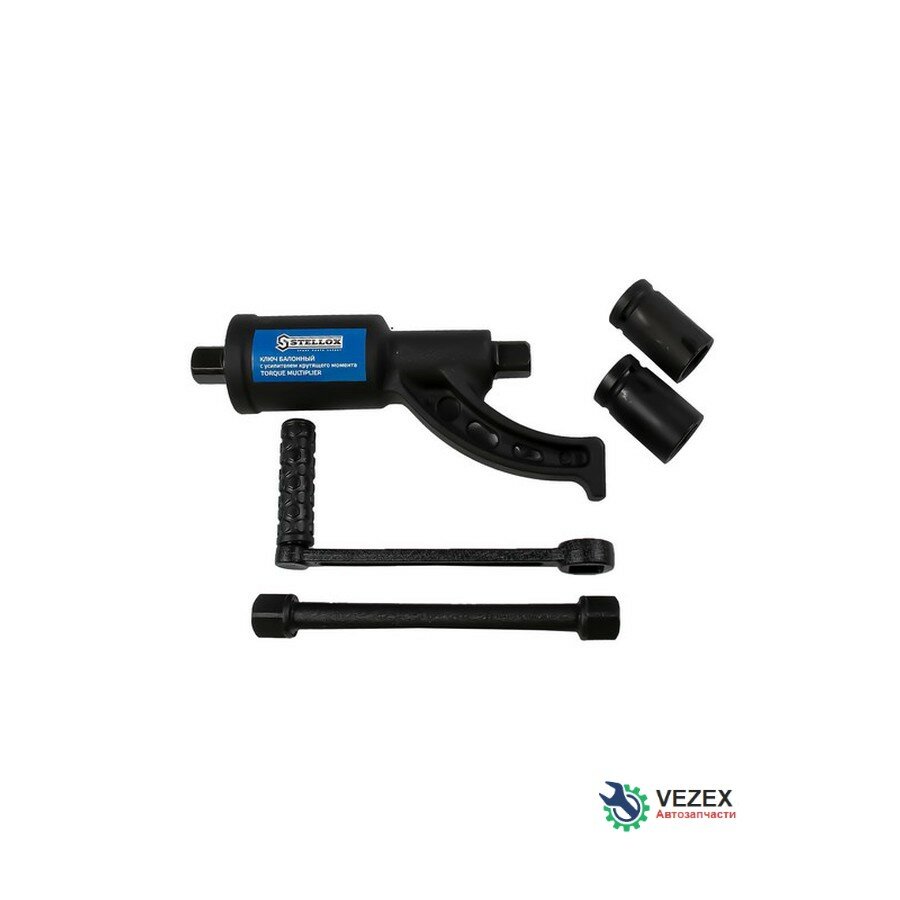 STELLOX 8000809SX гайковерт ручной механический в чемодане ! в комплекте с головками 32mm,33mm,3600Nm 1:56\