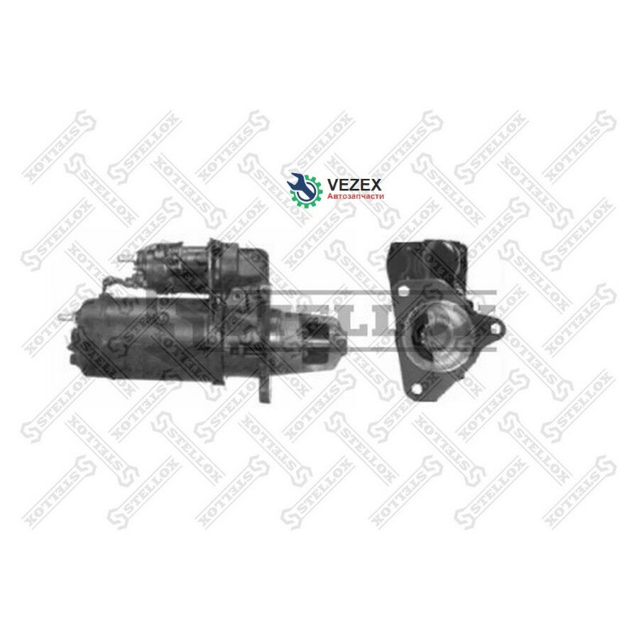 STELLOX 8802011SX стартер !24V-6.2KW 11 зубьев 85'вправо \MB Actros 04.96>