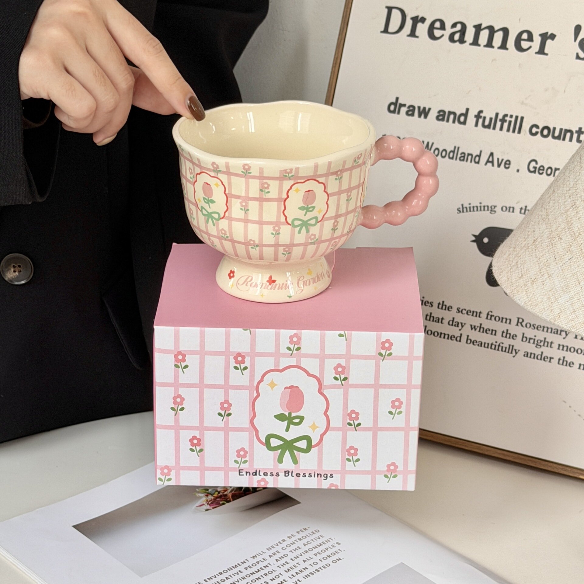 Тюльпановая кружка для завтрака Milk Cup-Milk Fu Tulip 360 мл