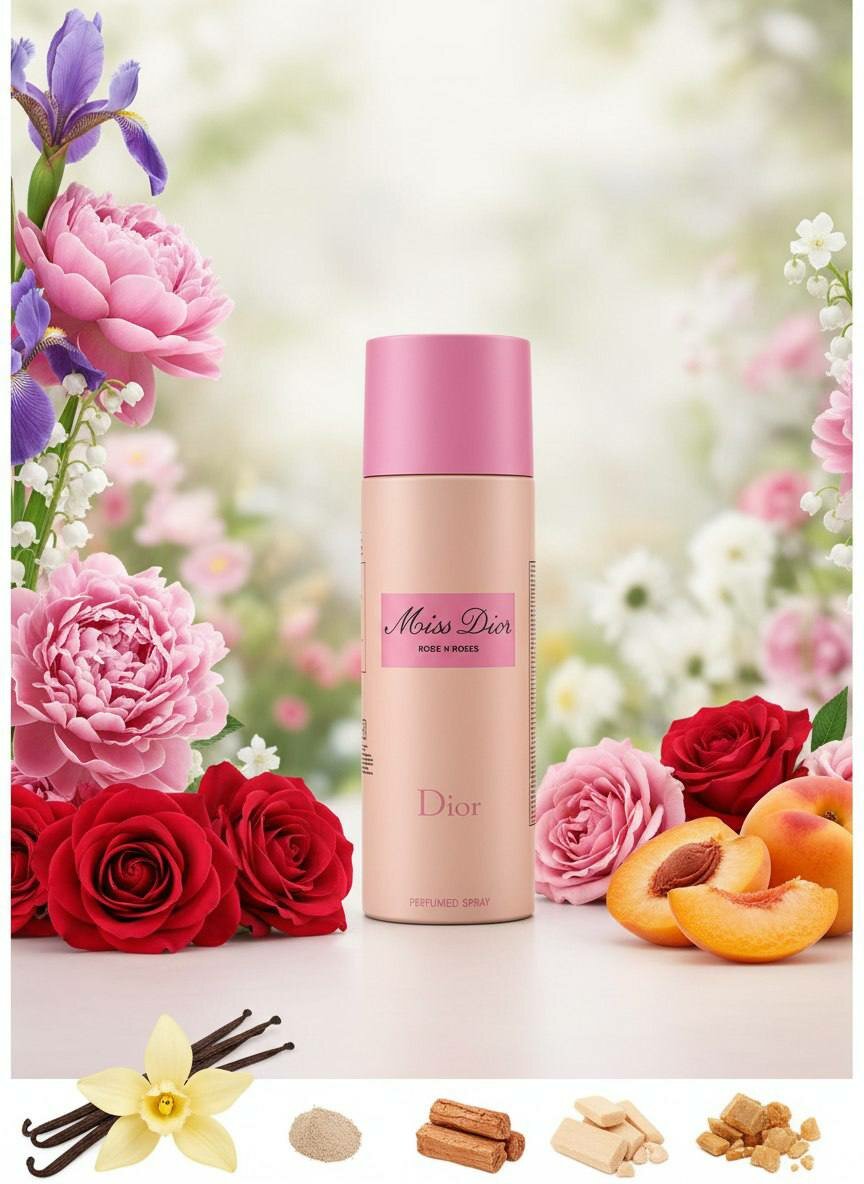 Дезодорант Miss Dior, женский, парфюмированный, спрей, 200 мл — фото 1