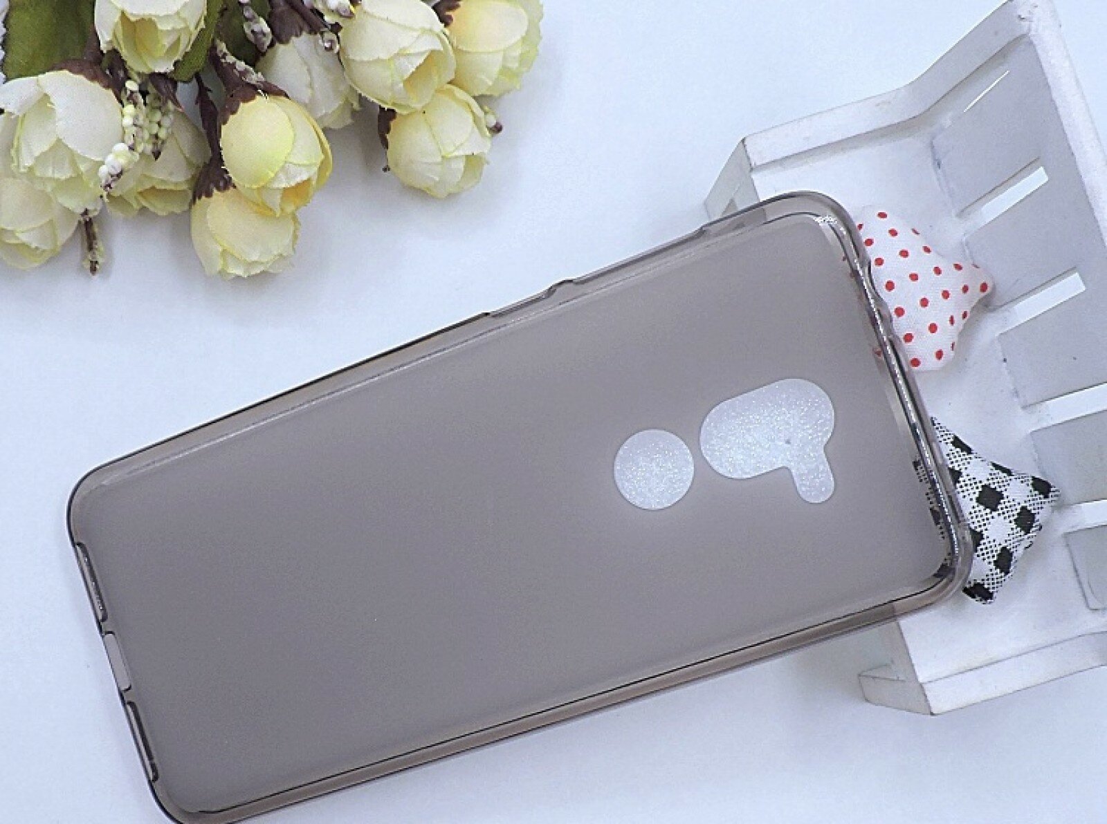 Задняя панель-чехол MyPads для Alcatel 3X 5058I из мягкого силикона, тонкий серый