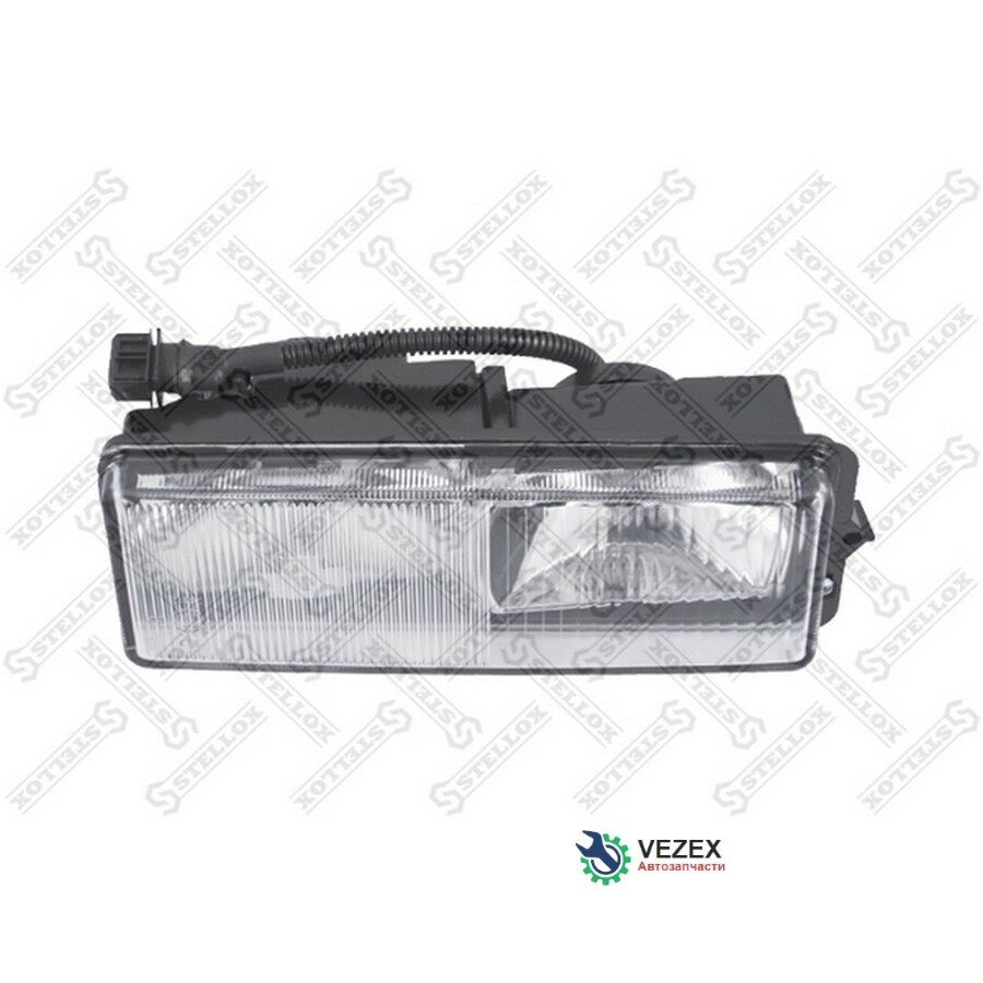 STELLOX 8735016SX фара противотуманная! левая H1/H3, с дальним светом\ DAF 95XF