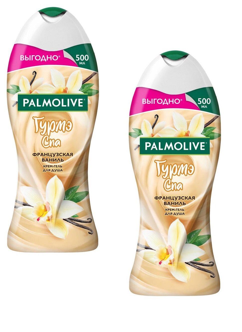Душ-гель Palmolive Гурмэ Spa Французская Ваниль 500 мл, 2шт