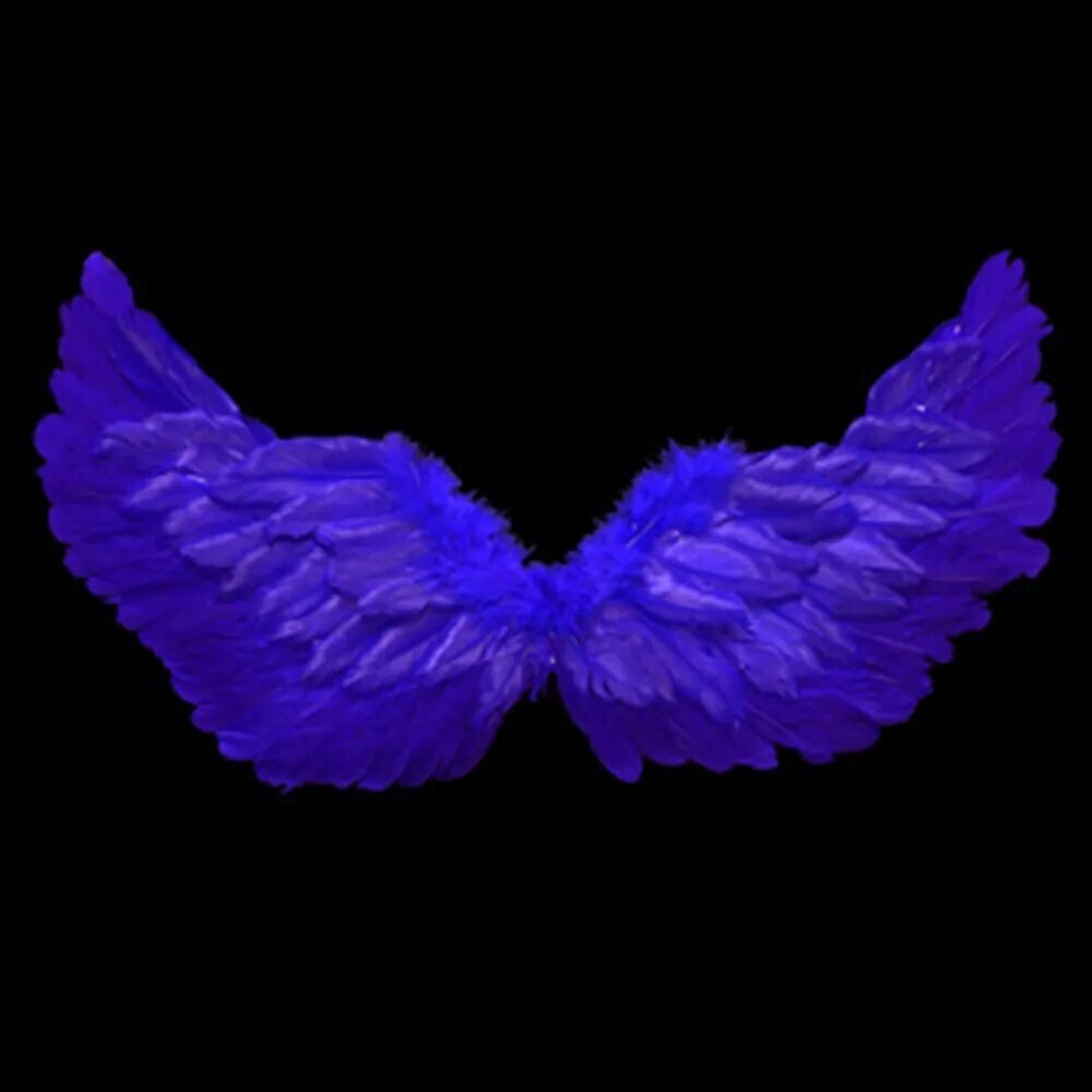Косплей крылья ангела из перьев - сценический реквизит для Хэллоуина и фотосессий