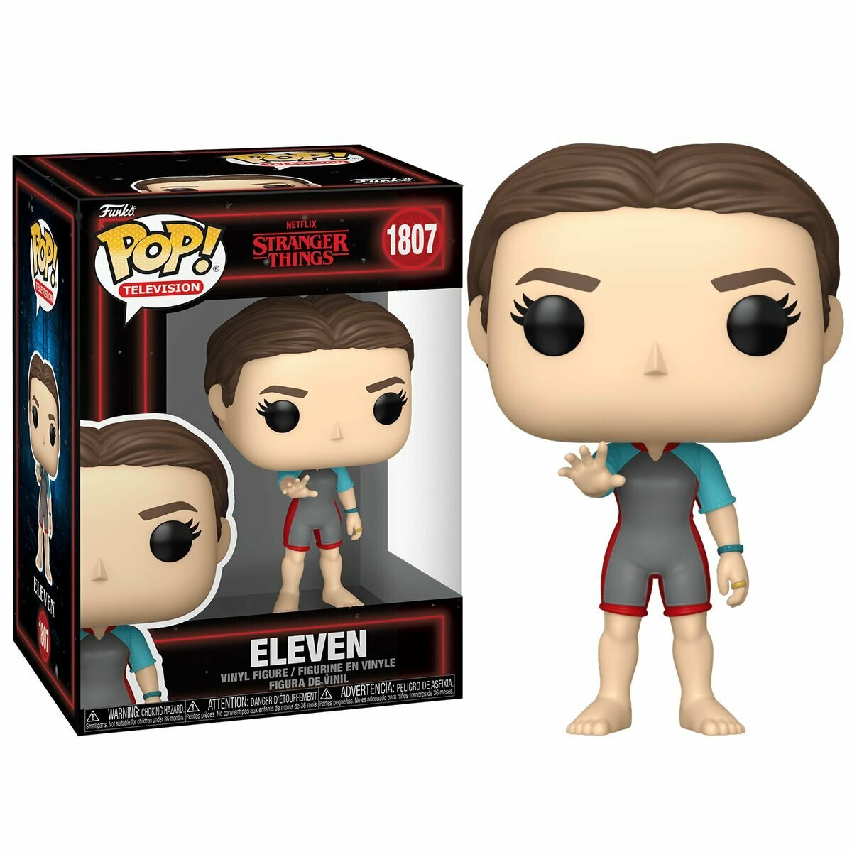Фигурка Funko POP Eleven in Wetsuit Season 5 из сериала Stranger Things / Одиннадцать в гидрокостюме из Очень странные дела, Фанко ПОП
