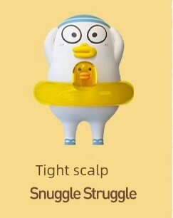 Фигурка POP MART Little Duck из слепой коробки, дизайн Узкий скальп, нераспечатанный подарок для коллекционеров