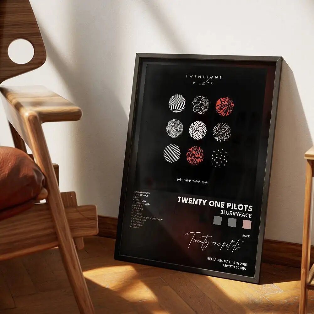 Плакат Twenty One Pilots Blurryface 30x40см, цвет z1