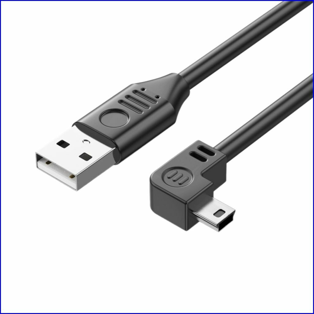Кабель для передачи данных USB2.0 к Mini USB- 15 см-слева