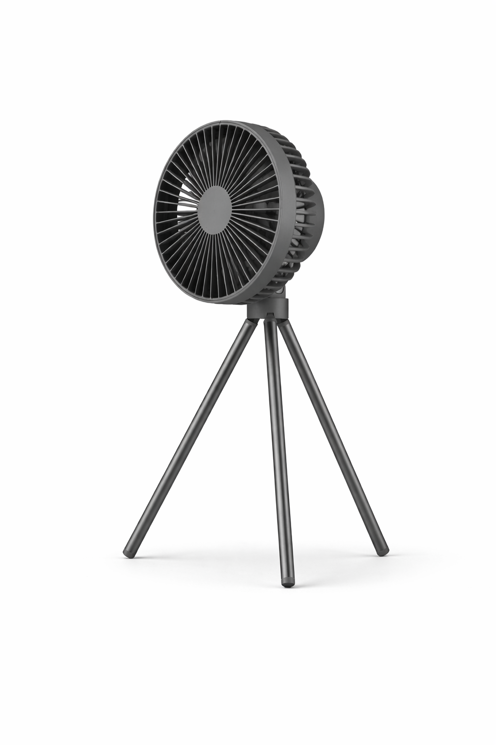 Вентилятор настольный бесшумный DQ212 светильник портативный для палатки черный