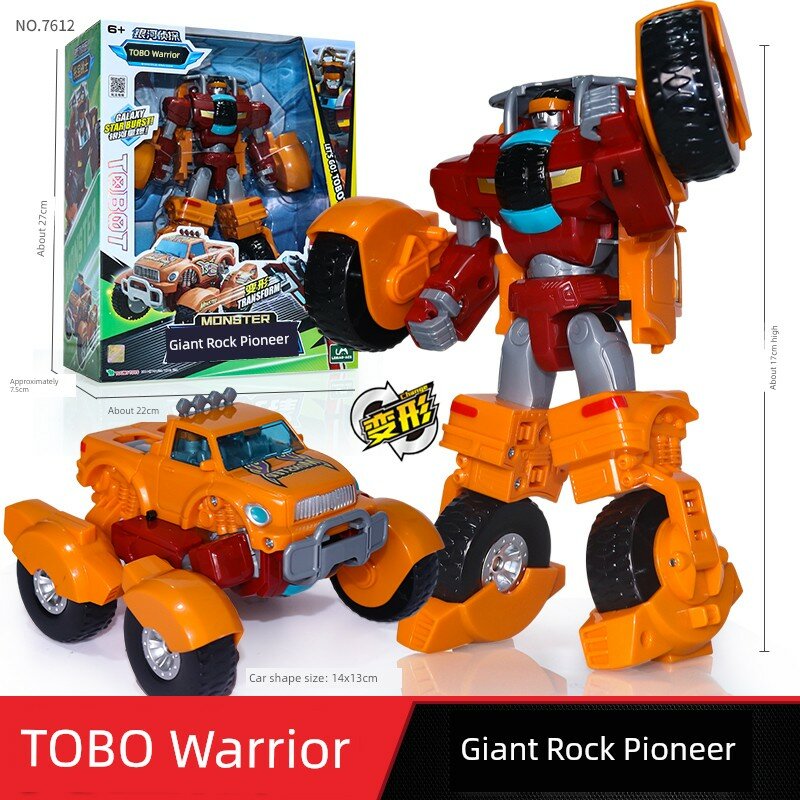 Робот-танк Giant Rock Pioneer, образовательная игрушка для детей, набор с преобразованием
