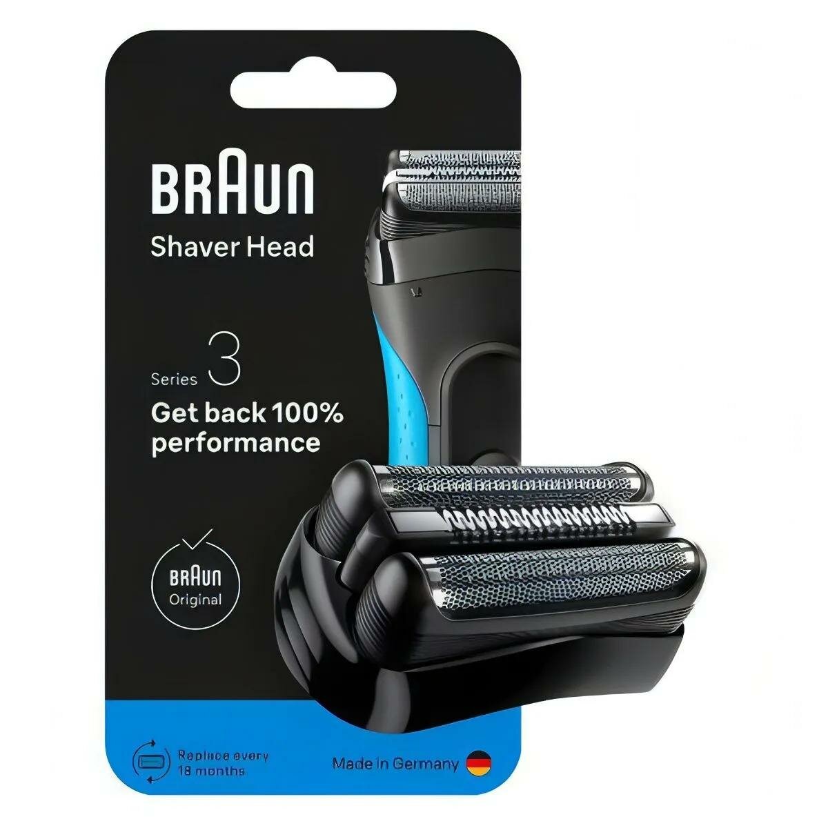 Сетка для бритвы Braun с режущим блоком 21B BLK, 1 шт