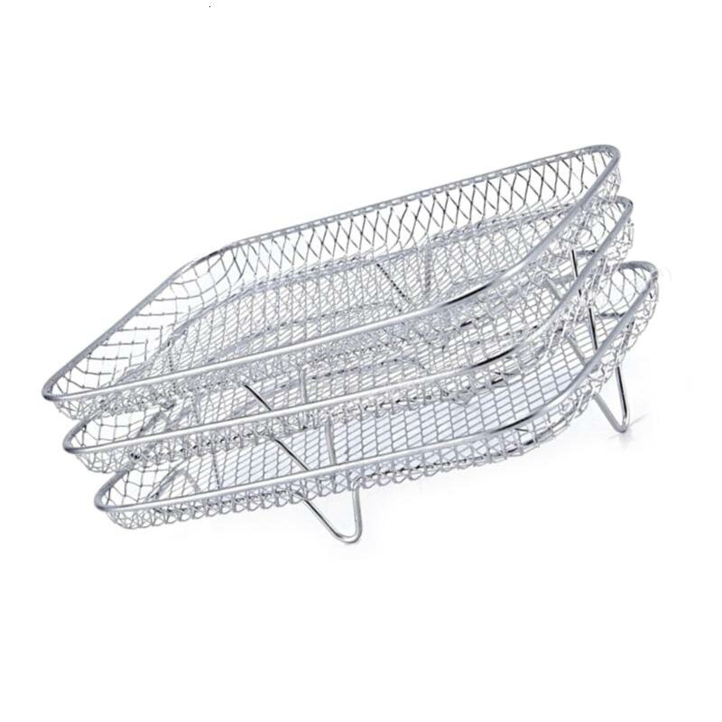 Набор из 3 предметов, воздушная фритюрница, многослойный гриль-прямоугольный