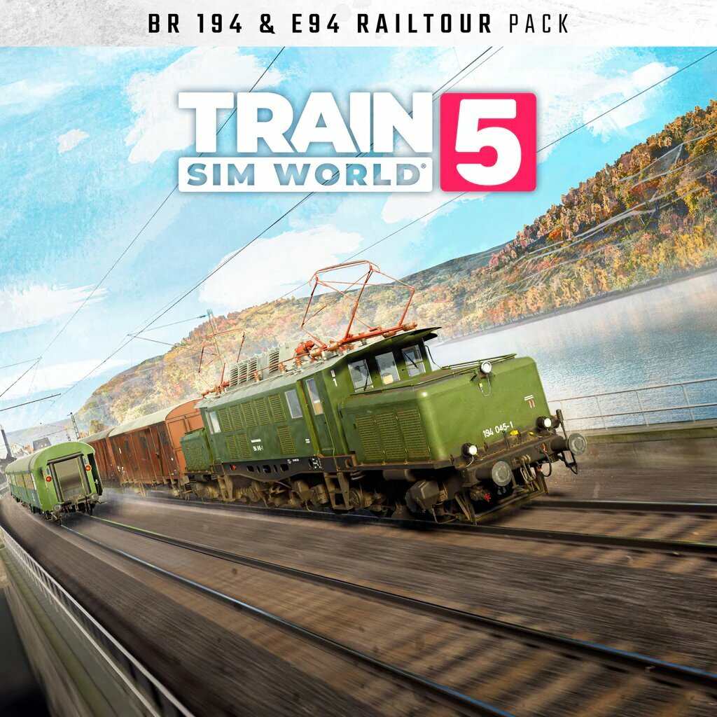 Дополнение Train Sim World 5: BR 194 and E94 Railtour Pack, цифровое издание PlayStation 4 и PlayStation 5, регион Индия / код пополнения баланса
