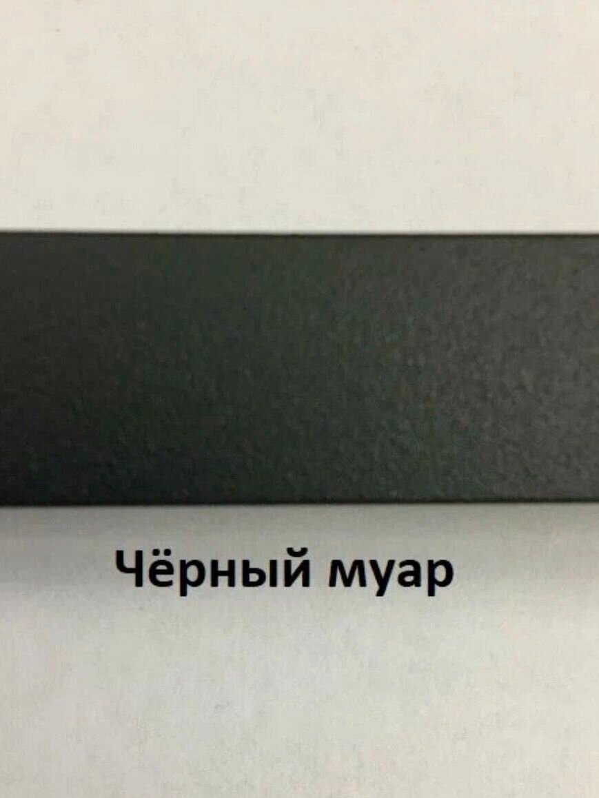 Профиль для плитки L-образный Алюминиевый, Черный муар, наружный уголок 2700мм — фото 1