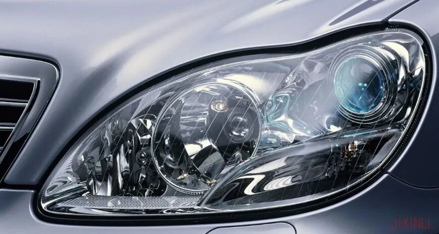 Стекло фары для Mercedes S W220 (2002-2005) 116024 комплект 2 шт. прозрачный