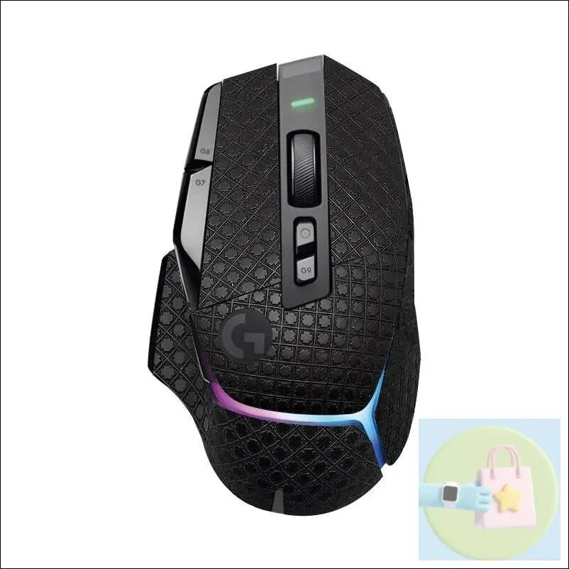 Грипсы для Logitech G502X / LIGHTSPEED / PLUS противоскользящими наклейками