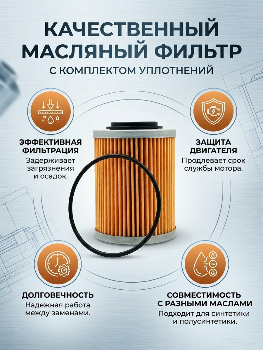 Фильтр масляный Stels Gepard BRP RM Odes Sharmax Loncin Hisun Linhai