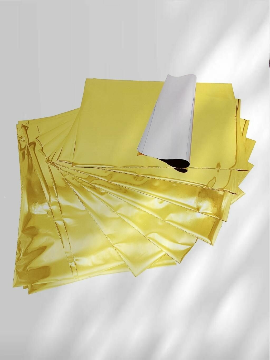 Золотая тонерная фольга для тиснения, 50 листов, Матовое золото