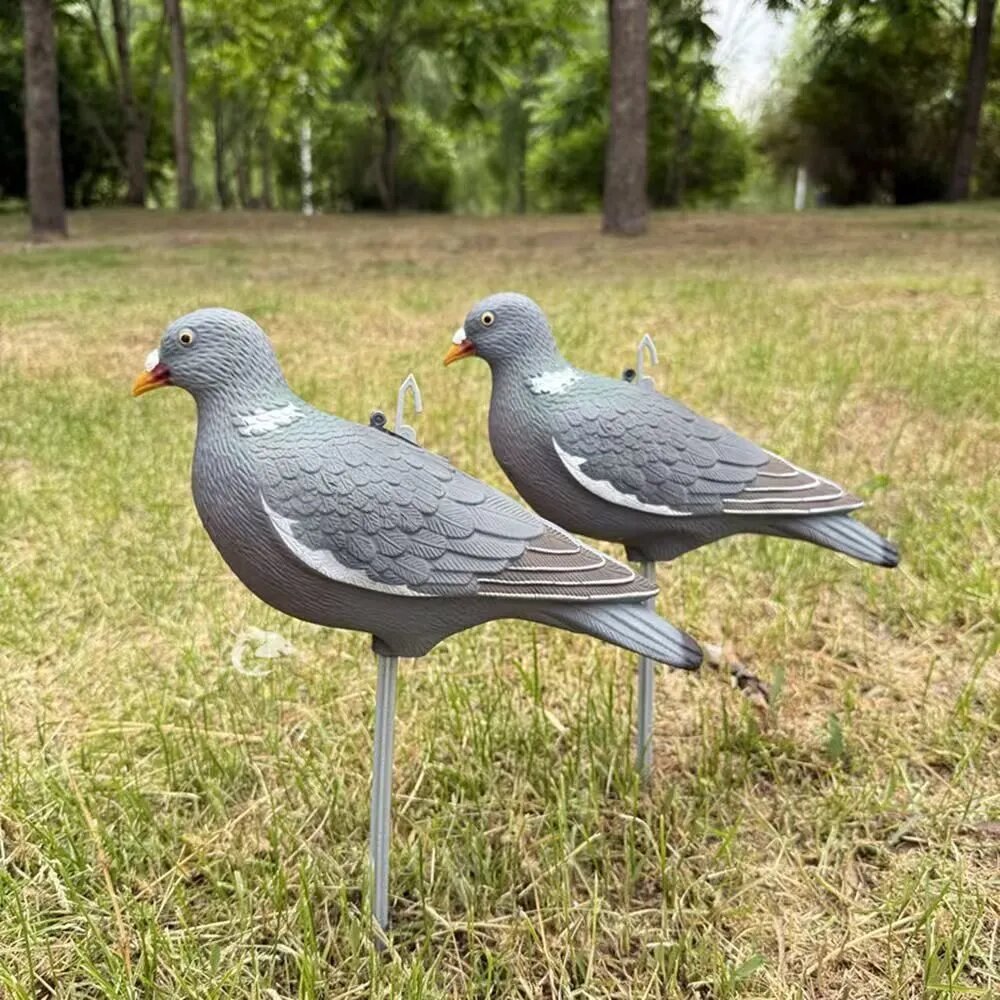 Чучело голубя для охоты, реалистичное имитация птицы, пластик, серый цвет, Китай