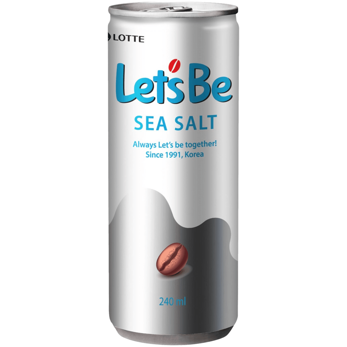 Напиток кофейный Lotte Let's Be с Морской солью 0,24 л ж/б