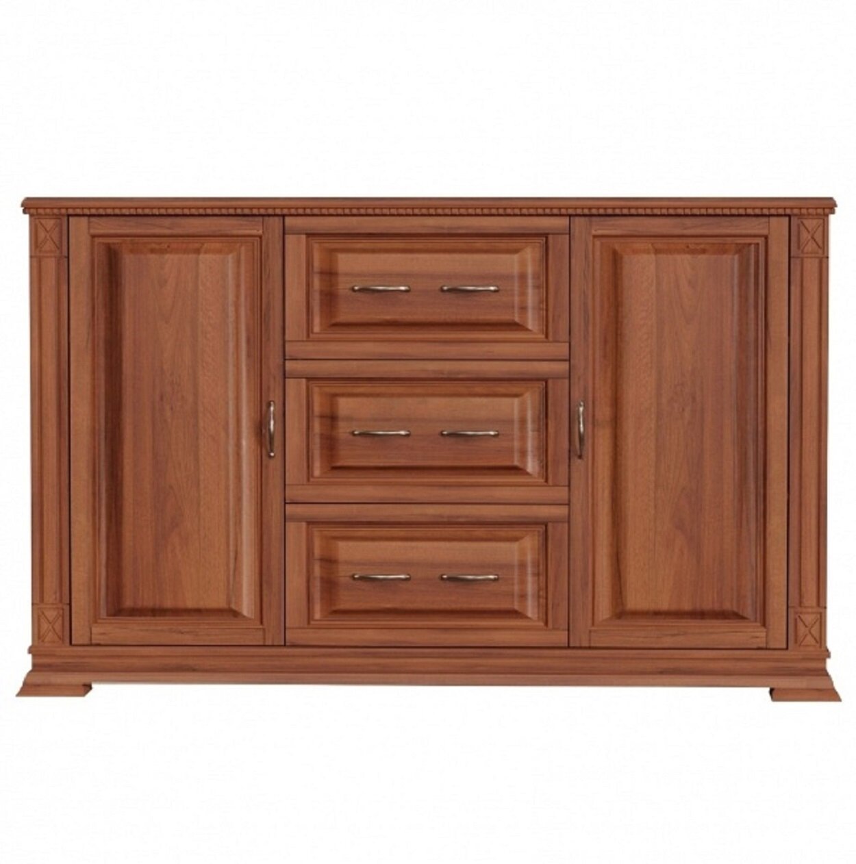 Комод для хранения вещей из массива сосны ммк-древ Верди 214, 150x45x90 дуб 2