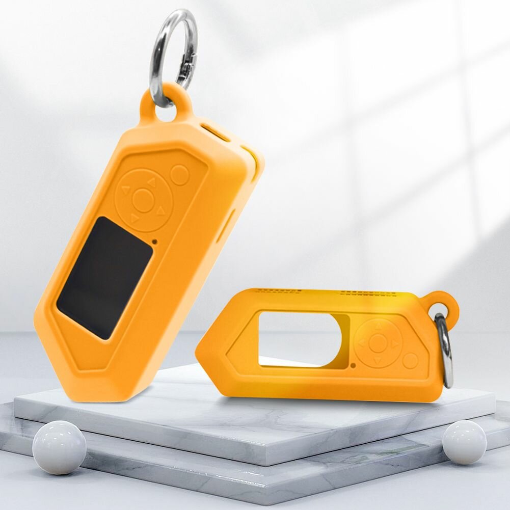 Растягивающийся силиконовый универсальный чехол, устойчивый к царапинам, ударопрочный и портативный, с зажимом-карабином для Flipper Zero