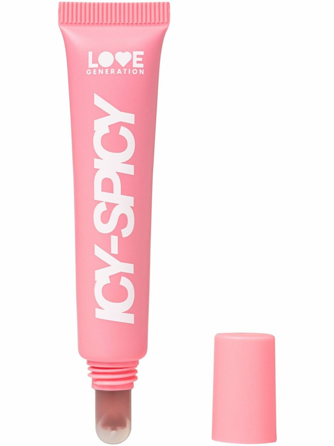 Love Generation Блеск плампер для губ Тон 05 Винно-коричневый Icy-spicy глянцевый, с эффектом увеличения объема губ, 7 мл