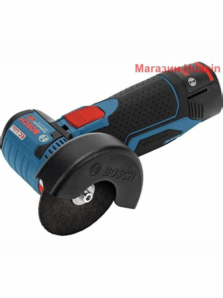 Аккумуляторная угловая шлифовальная машина GWS 12V-76, 12В, 76мм, бесщеточная
