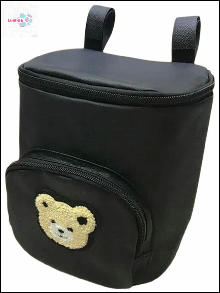 Сумка - органайзер кожаная универсальная для велосипеда, самоката, скутера