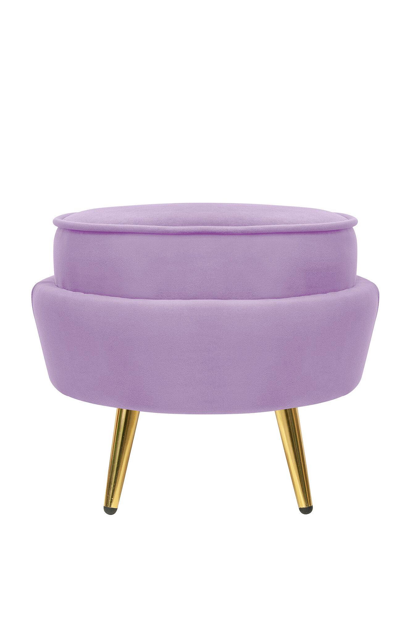 Пуф Mak-interior Pearl Adorn Purple на железных ножках, фиолетовый