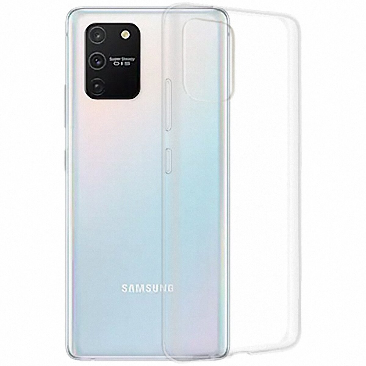 Чехол накладка для Samsung Galaxy S10 Lite G770 силиконовый прозрачный глянцевый