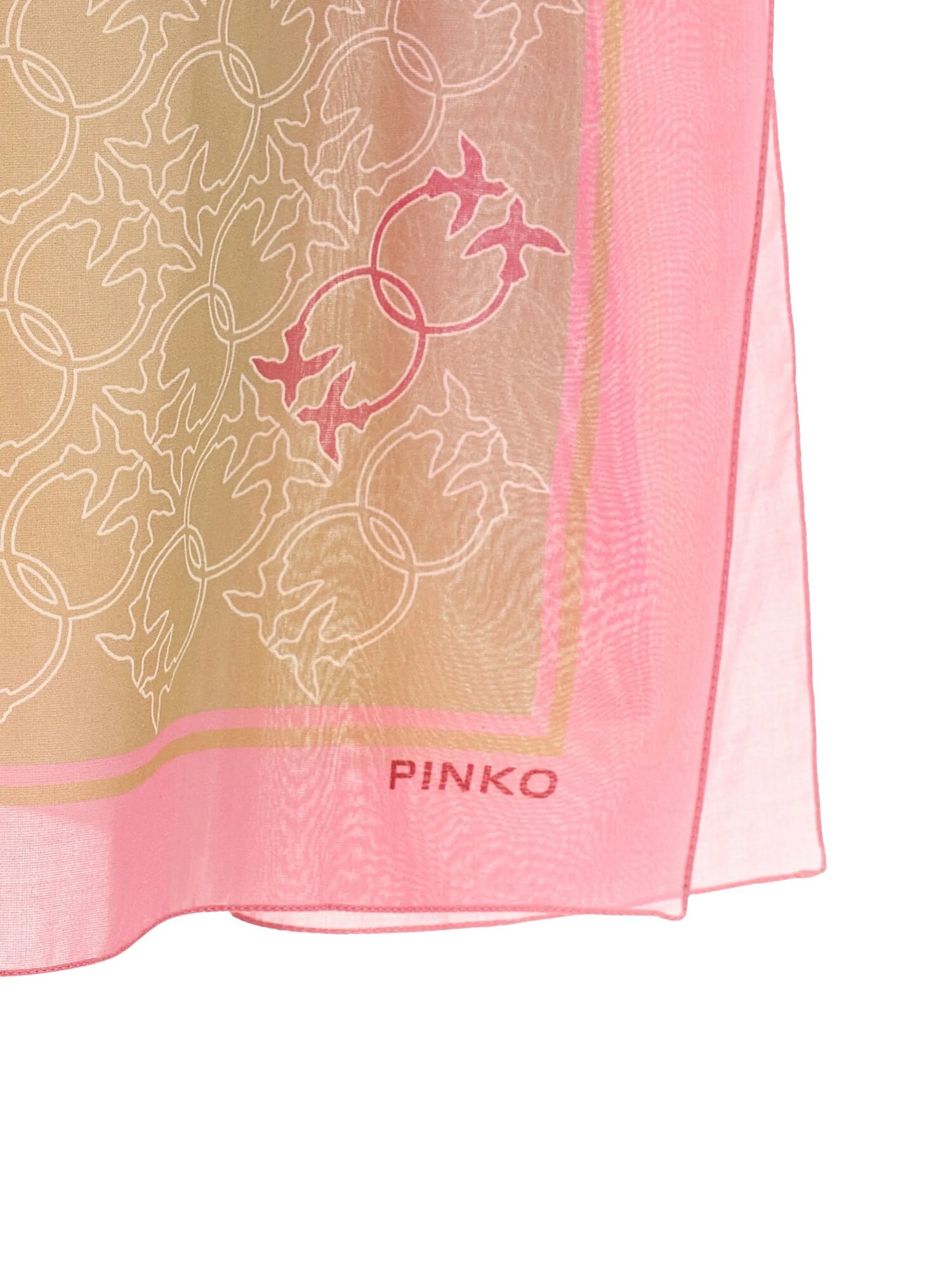 Накидка Pinko Polka bird beach cover-up, размер OneSize, orange — фото 1