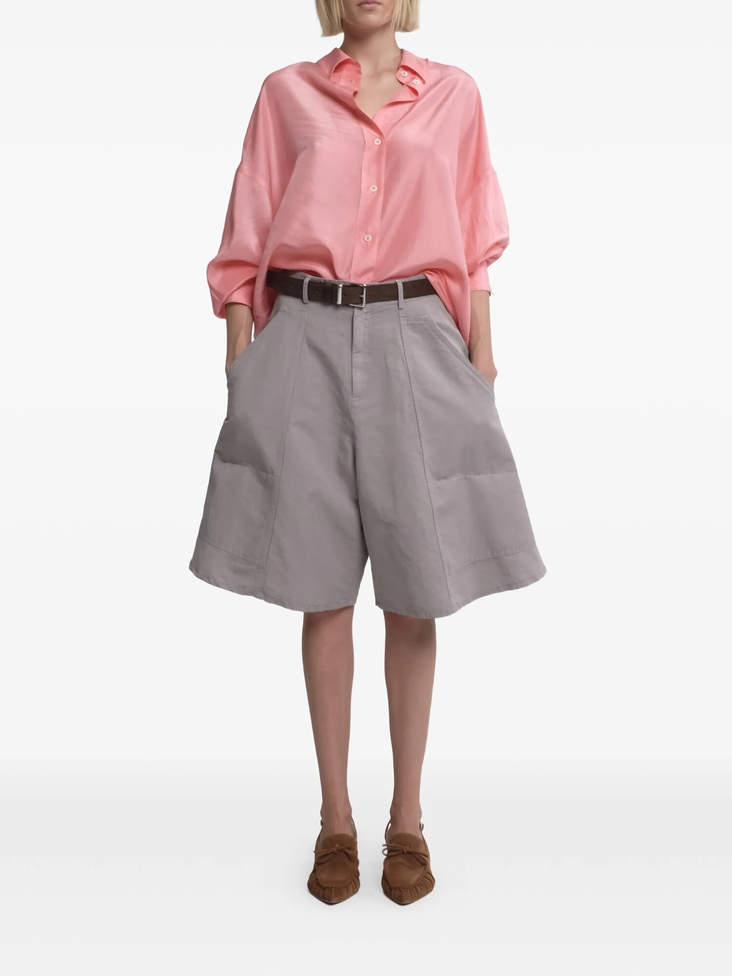 Блуза Tela Tie-detail blouse, размер 40 — фото 1