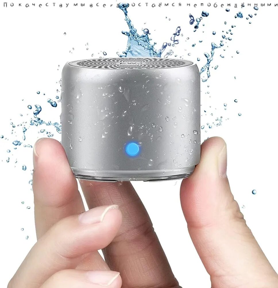 EWA lipusen Портативная Bluetooth колонка серебристая A106 Pro , silver, 3 Вт