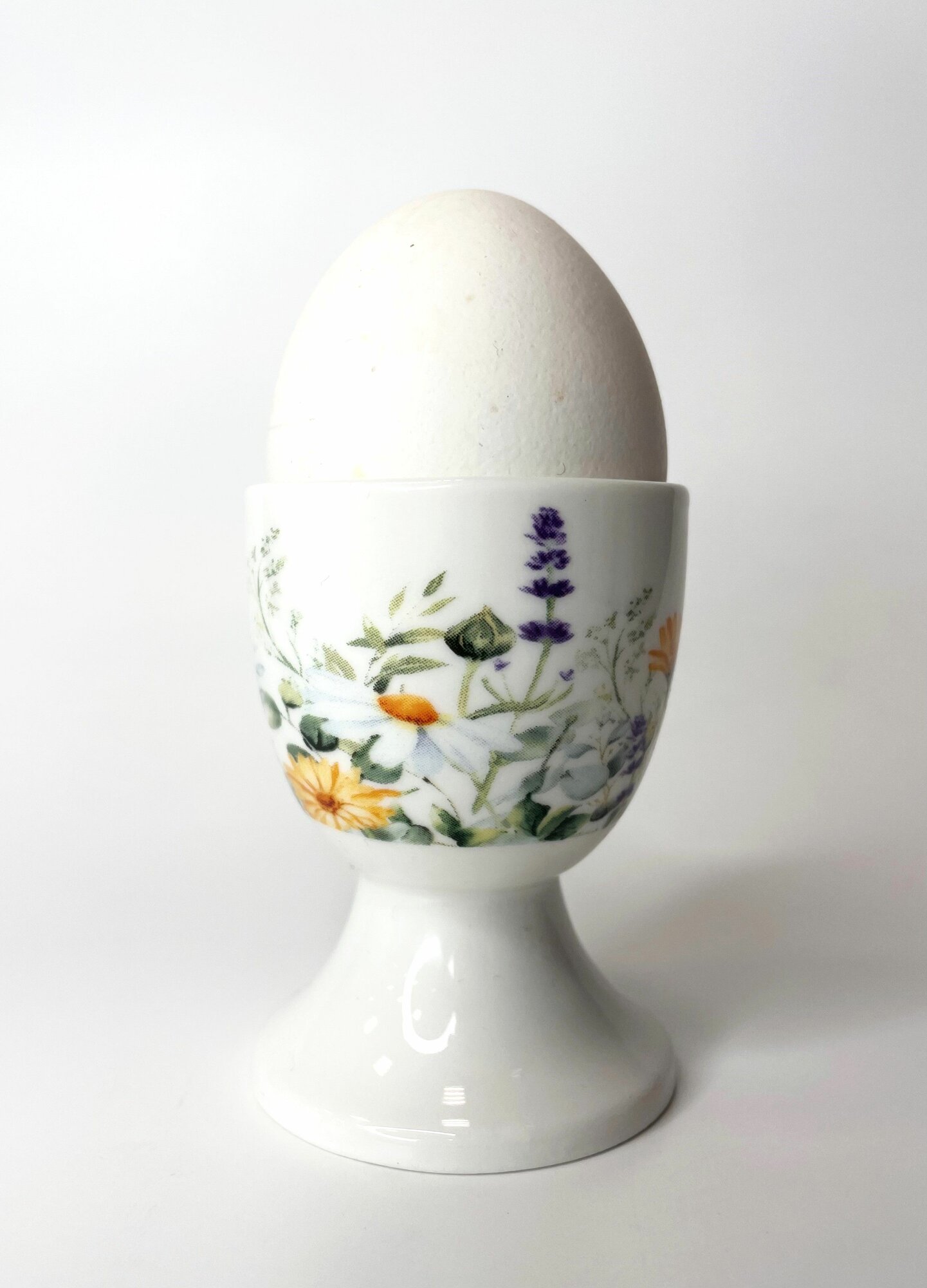 Подставка под яйцо Цветы , декоративная, фарфоровая, федерация