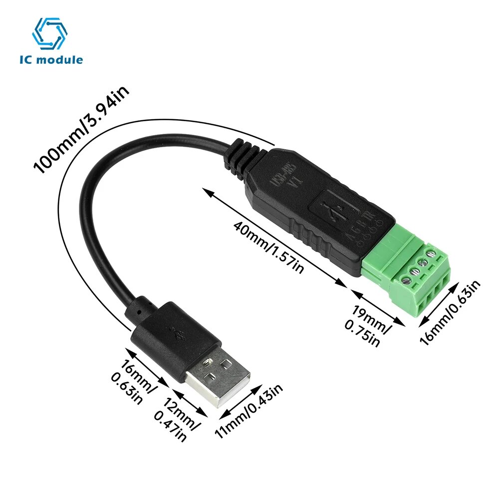 Модуль USB-RS485 CH340 diymore — фото 1