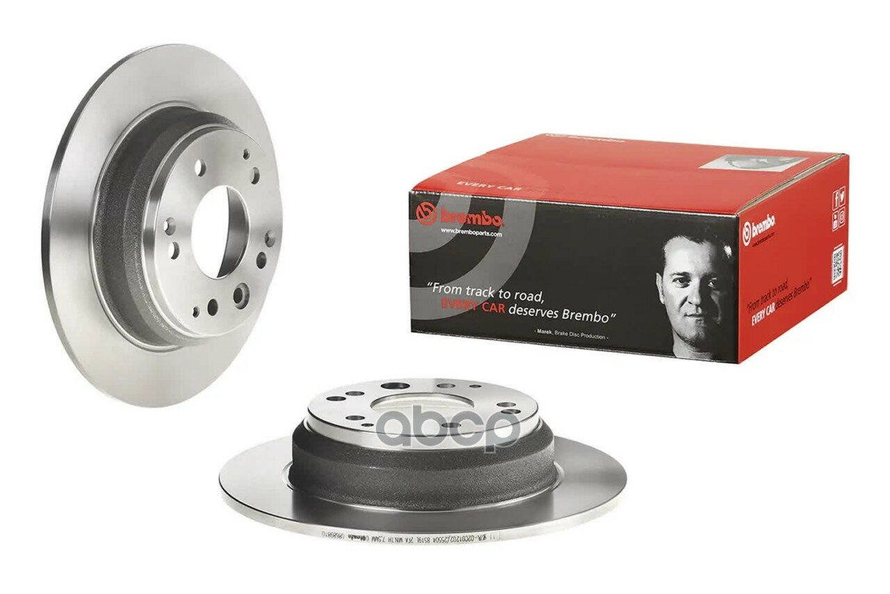 Диск тормозной HONDA LEGEND IV (KB_) 3.7 VTEC V6 4WD (KB2) 2008-2012 шт. Brembo арт. 08.6898.10