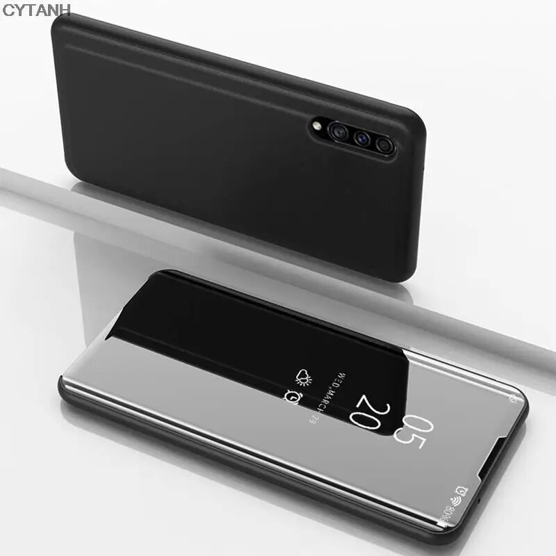 Чехол-книжка Mirror для Samsung Galaxy A73 5G, черный