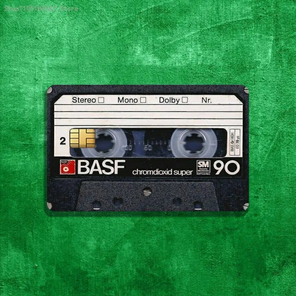 Стикер BASF кассета, зеленый, z4