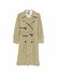 Пальто Barbour Layla trench coat, размер 12, зеленый,