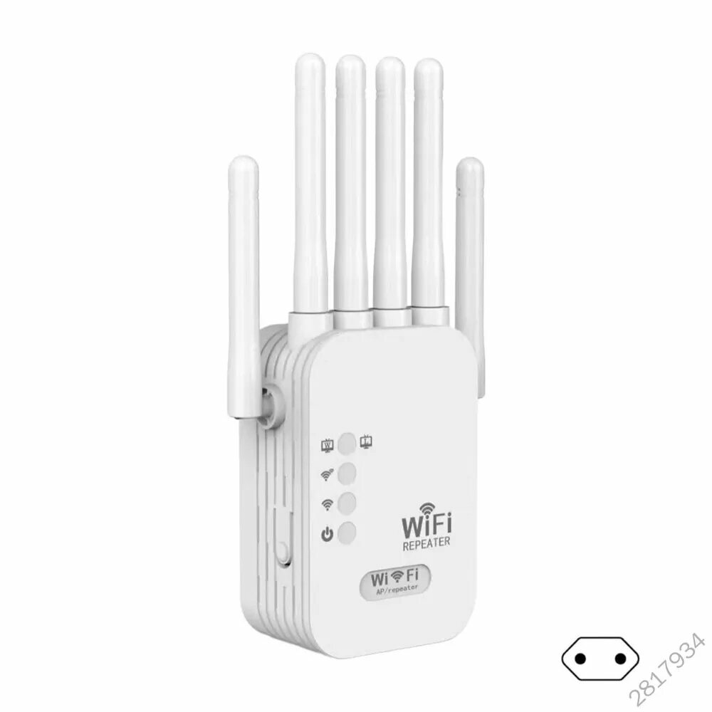 Ретранслятор сигнала охранной системы Wi-Fi Repeater, белый, 300 Мбит/с