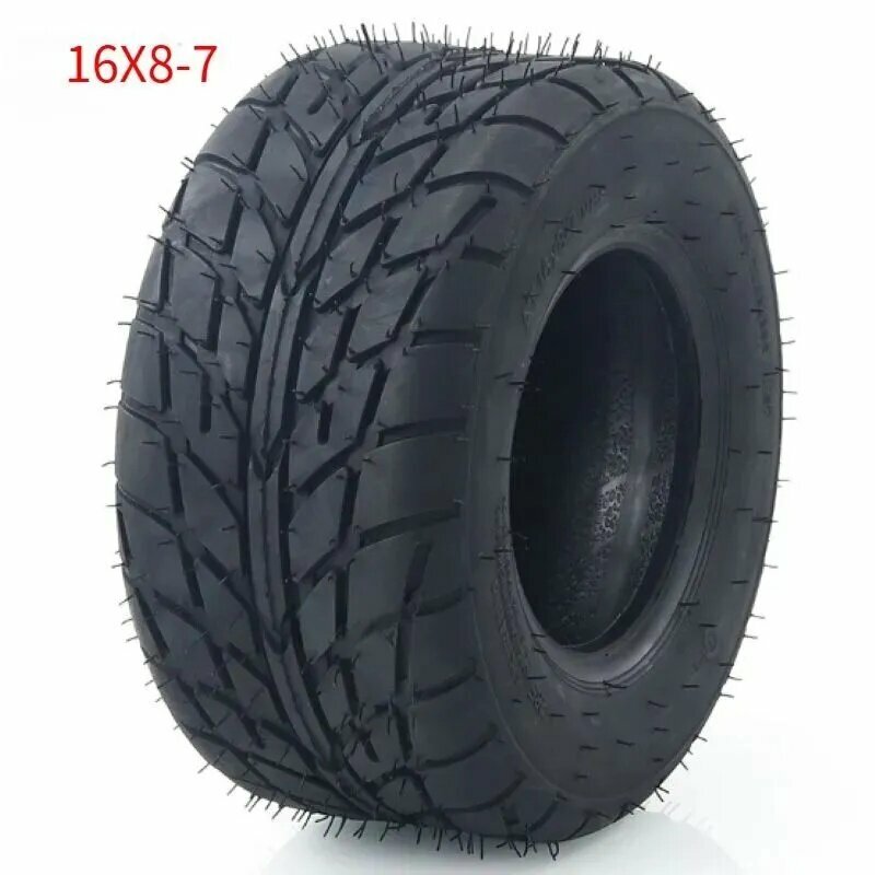 Вакуумные шины 16X8-7, подходящие для патрульных автомобилей, квадроциклов, картингов и других моделей Мотошины 180/R7 F Front/Rear