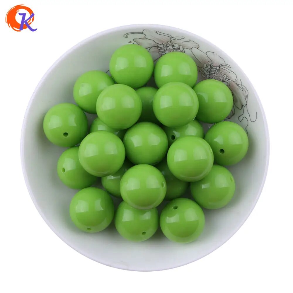 Акриловые бусины Cordial Design 6-20 мм, 100 шт. 8MM 1700PCS, S38 Green